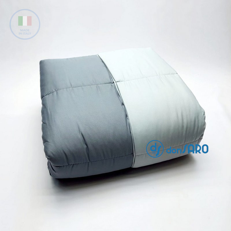 Trapunta double face tinta unita elegante Martina comoda e calda - Donsaro
